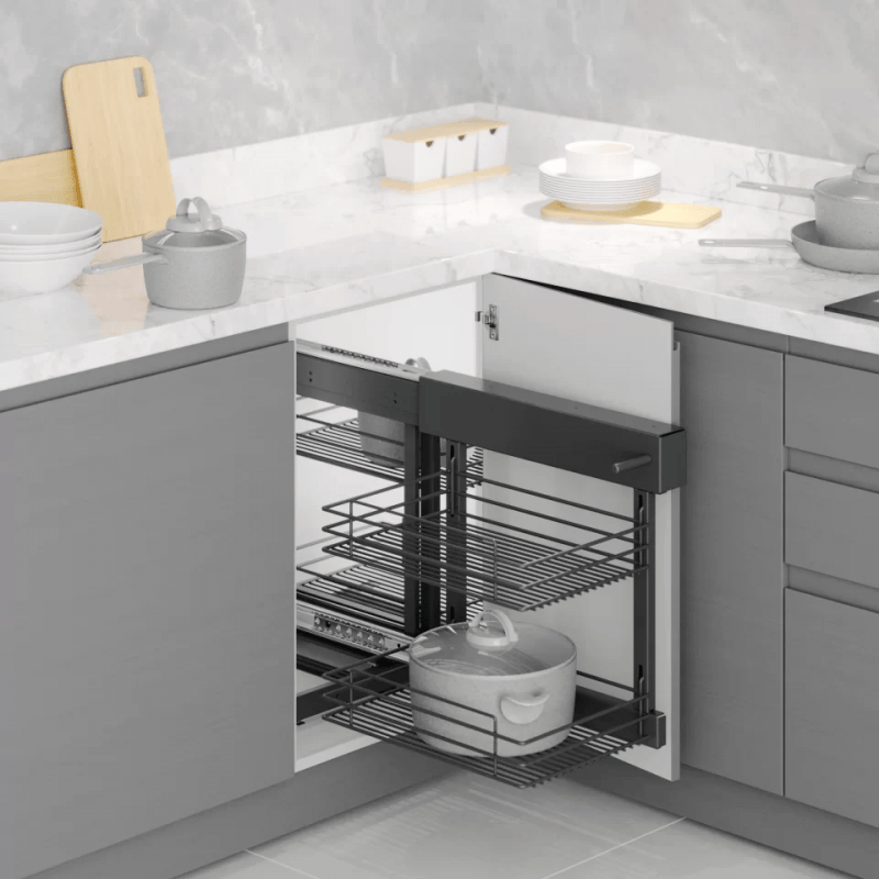 Rohový systém drôtený MAGENTO / Antracit