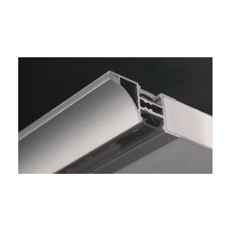 Hliníková lišta na hranu LL-08 na LED osvetlenie s krytkou
